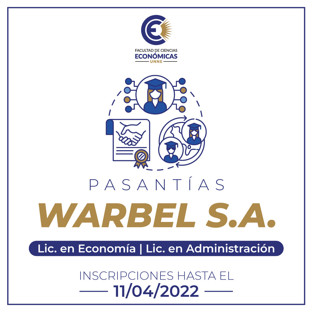 Pasantía - WARBEL S.A. - Facultad de Ciencias Económicas | UNNE